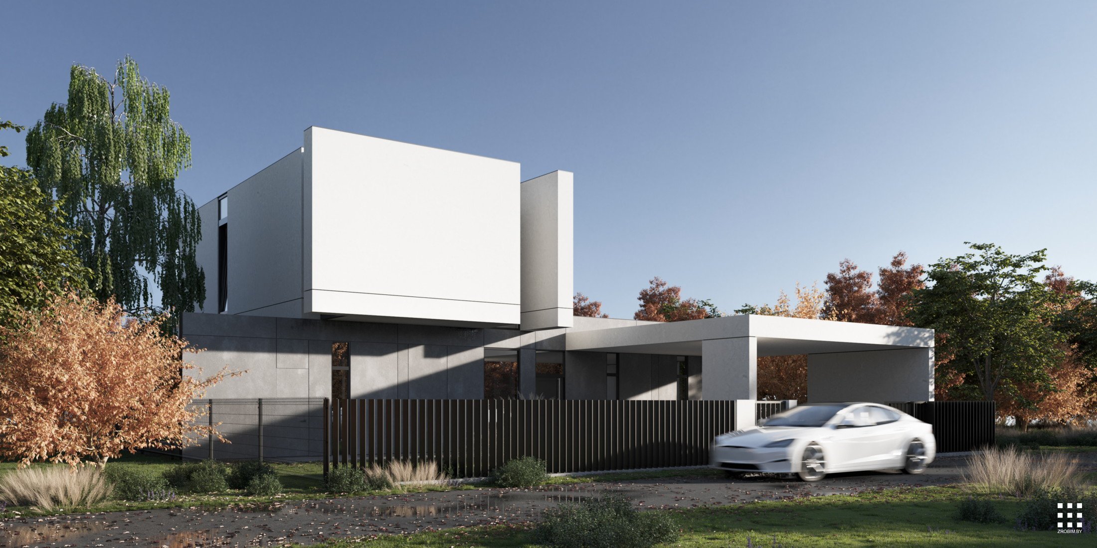 Projekt architektoniczny GRAPHIC HOUSE od «ZROBIM architects»