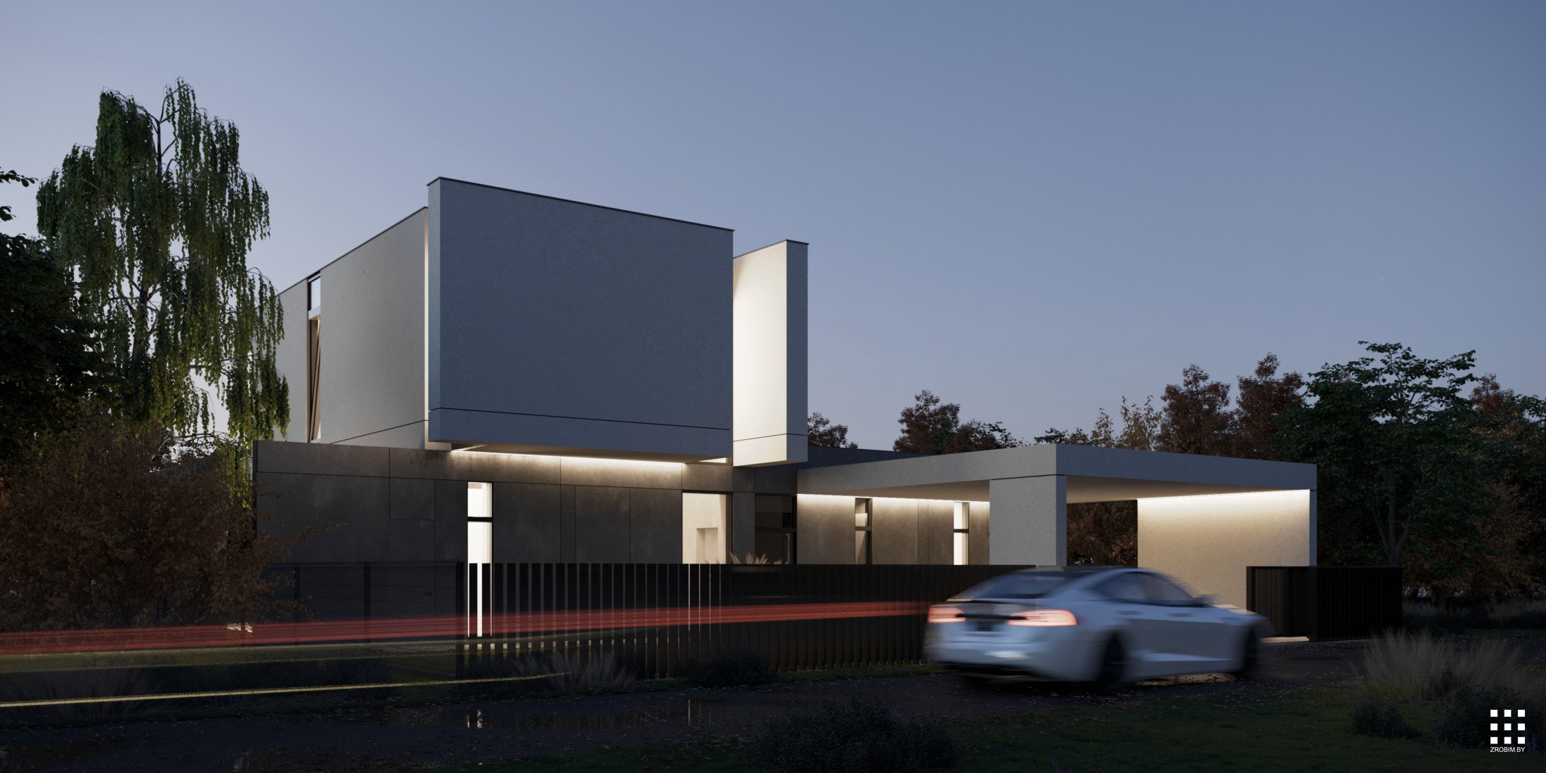 Projekt architektoniczny GRAPHIC HOUSE od «ZROBIM architects»