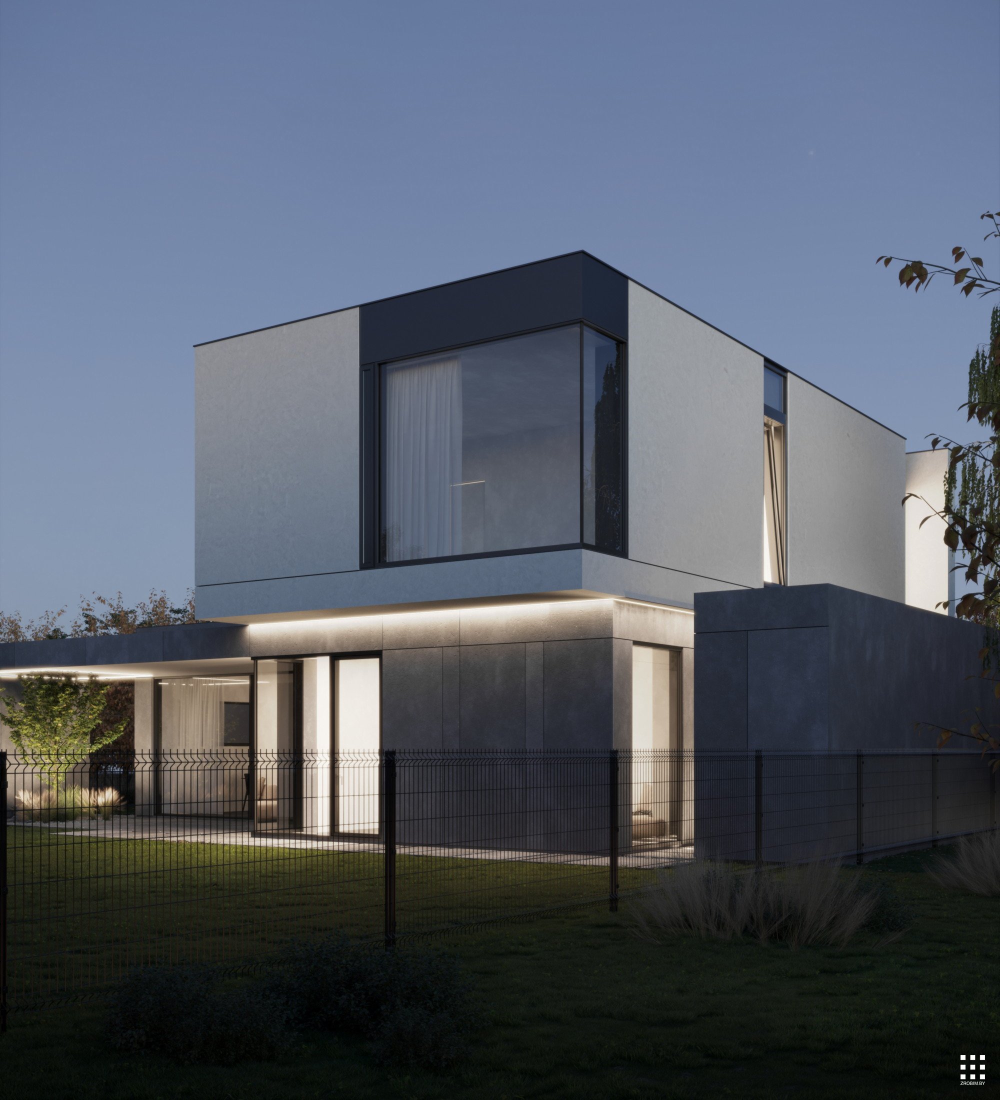 Projekt architektoniczny GRAPHIC HOUSE od «ZROBIM architects»